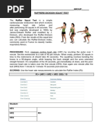 Bruce Protocol Stress Test | PDF | Treadmill | Physical Exercise