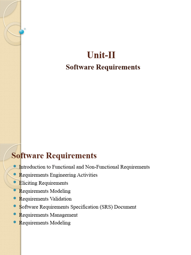 CHAPTER 3 Software Requirements | PDF | Conceptual Model | Use Case