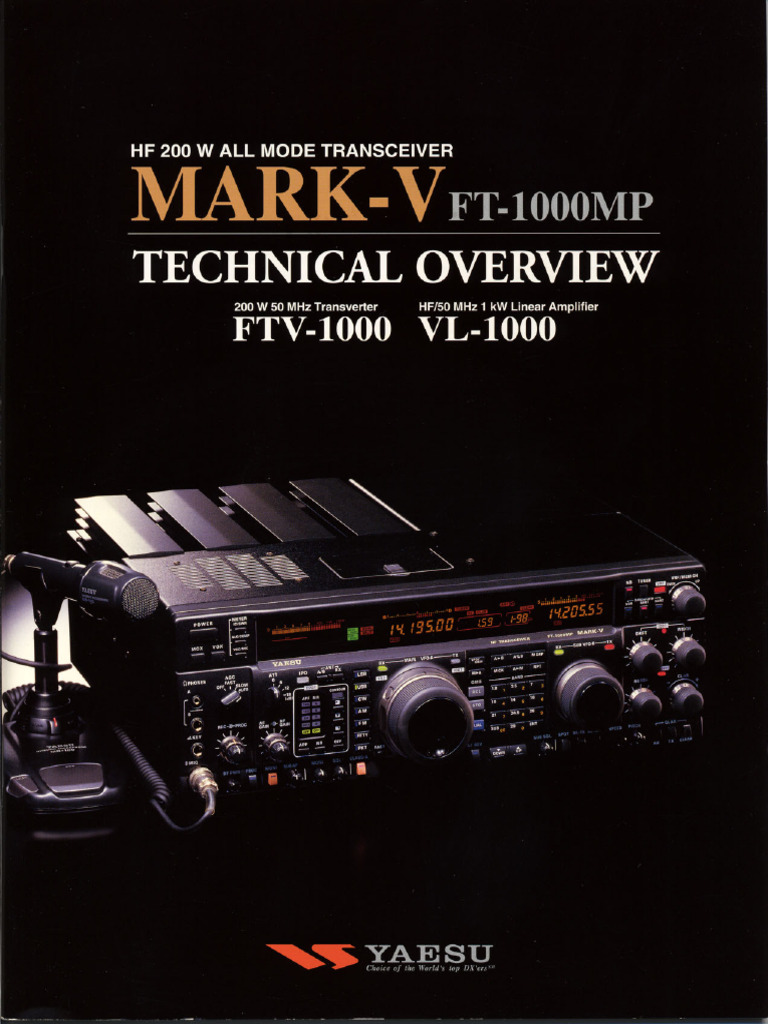 FT-1000MP-Mk5 Technical Overview 2001 | PDF
