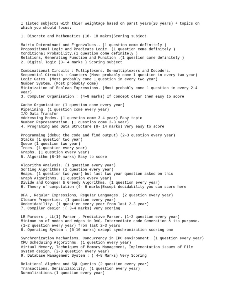 Gate Cse Download Free Pdf Logic Gate Computing