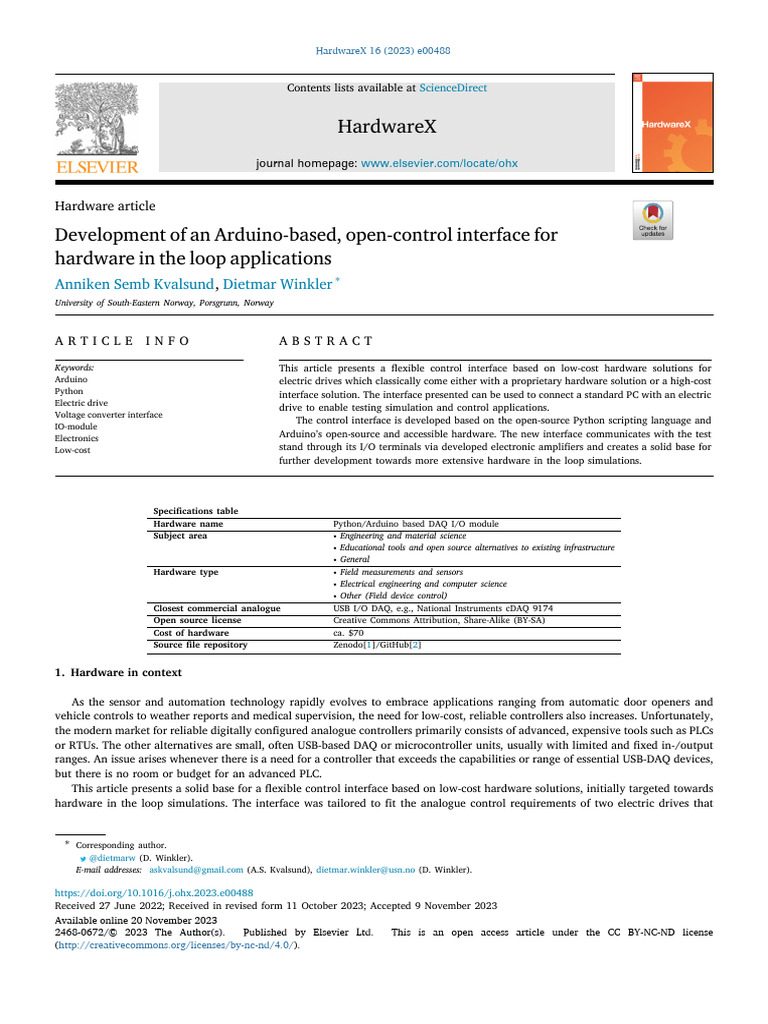 Development of Arduino Based Open Control | PDF | Operational Amplifier | Amplifier