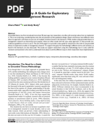 Gioia Methodology for Qualitative Research | PDF | Theory | Experience