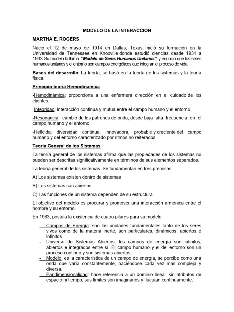 Modelo de La Interaccion | PDF | Vida | Estrés (biología)