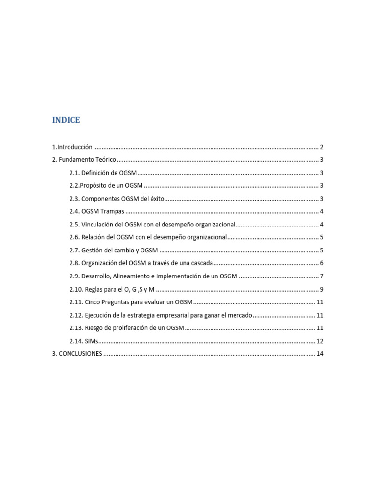 Osgm Monografia | PDF | Planificación | Liderazgo