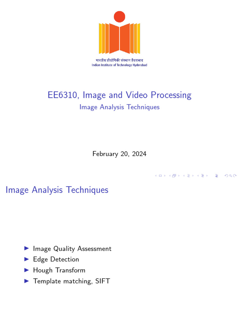Image Analysis Techniques | PDF | Image Processing | Digital Signal ...