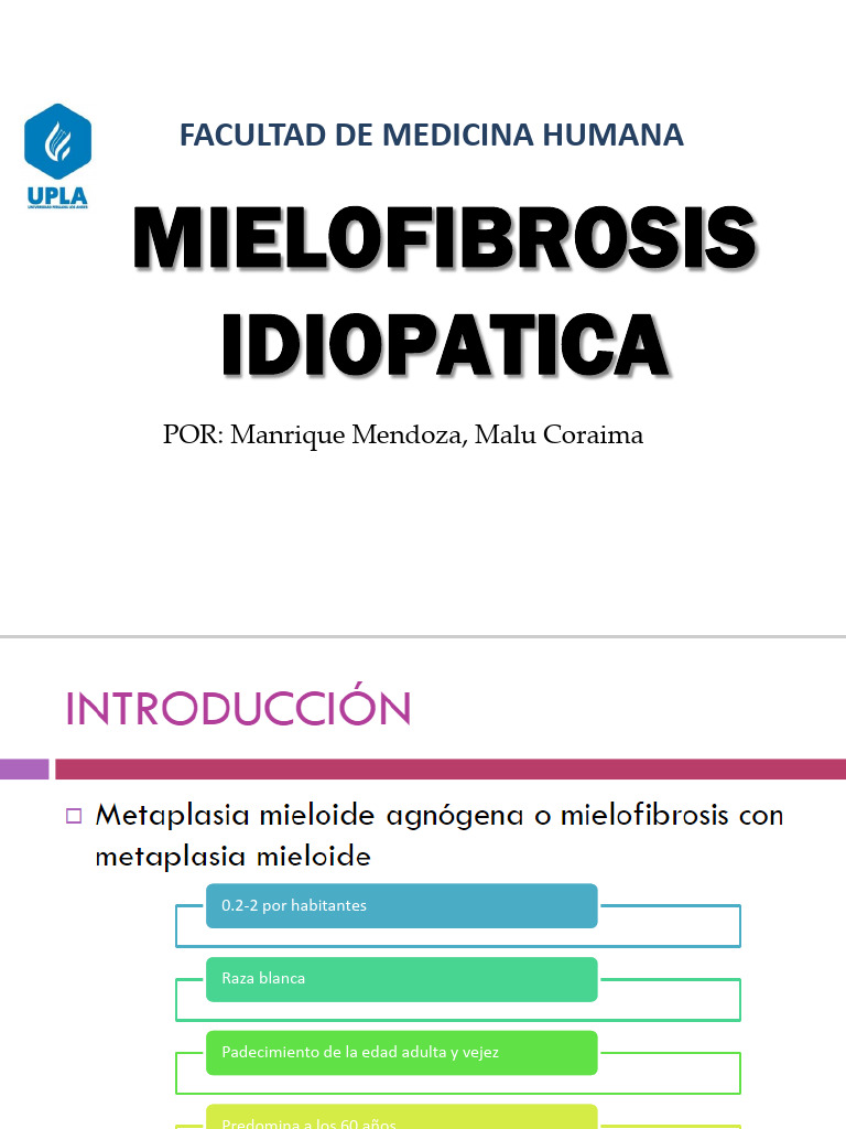 Mielofibrosis Idiopatica | PDF | Hematología | Hematopoyesis
