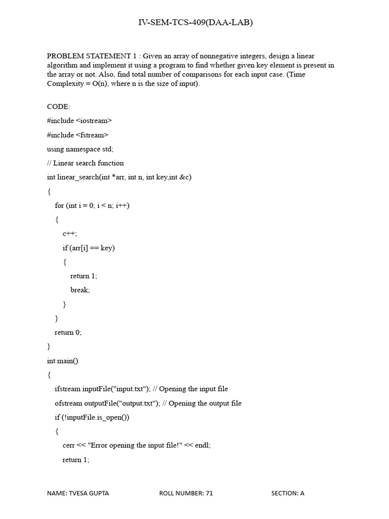 Term Work 4th Sem | PDF | Time Complexity | Computing