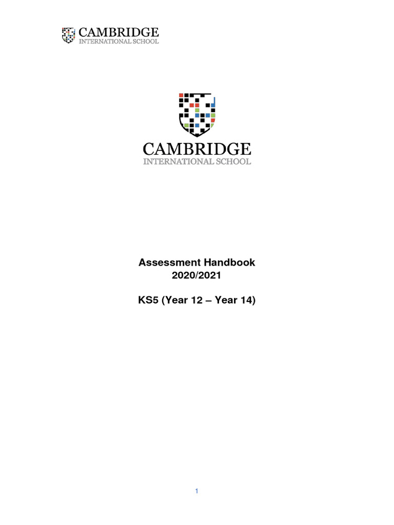 Final Assessment Handbook KS5 - 2020 - 2021 | PDF | Gce Advanced Level (United Kingdom ...