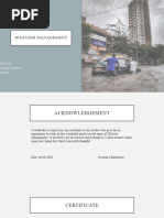 Disaster Management Project Class9 Complete | PDF | Tsunami | Emergency ...