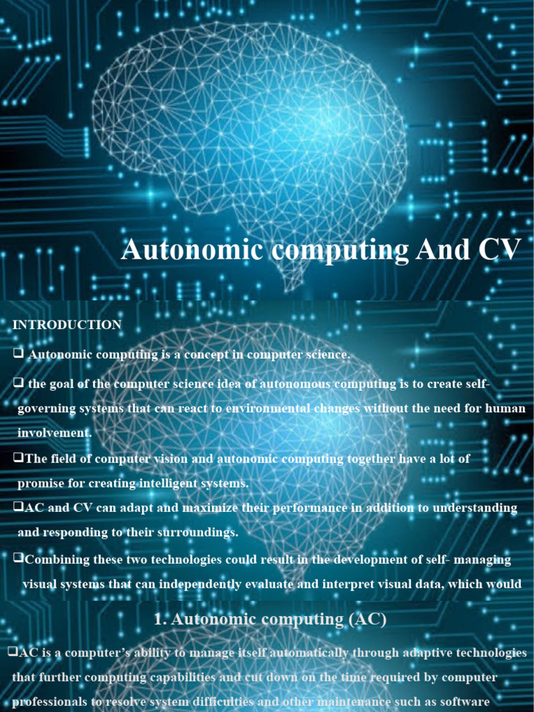autonomous computing | PDF | Computer Vision | Machine Learning