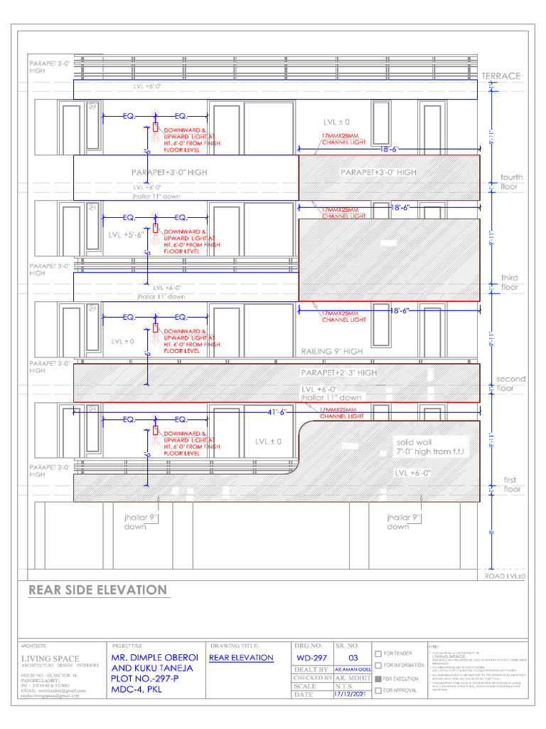 Rear Elevation Electrical | PDF