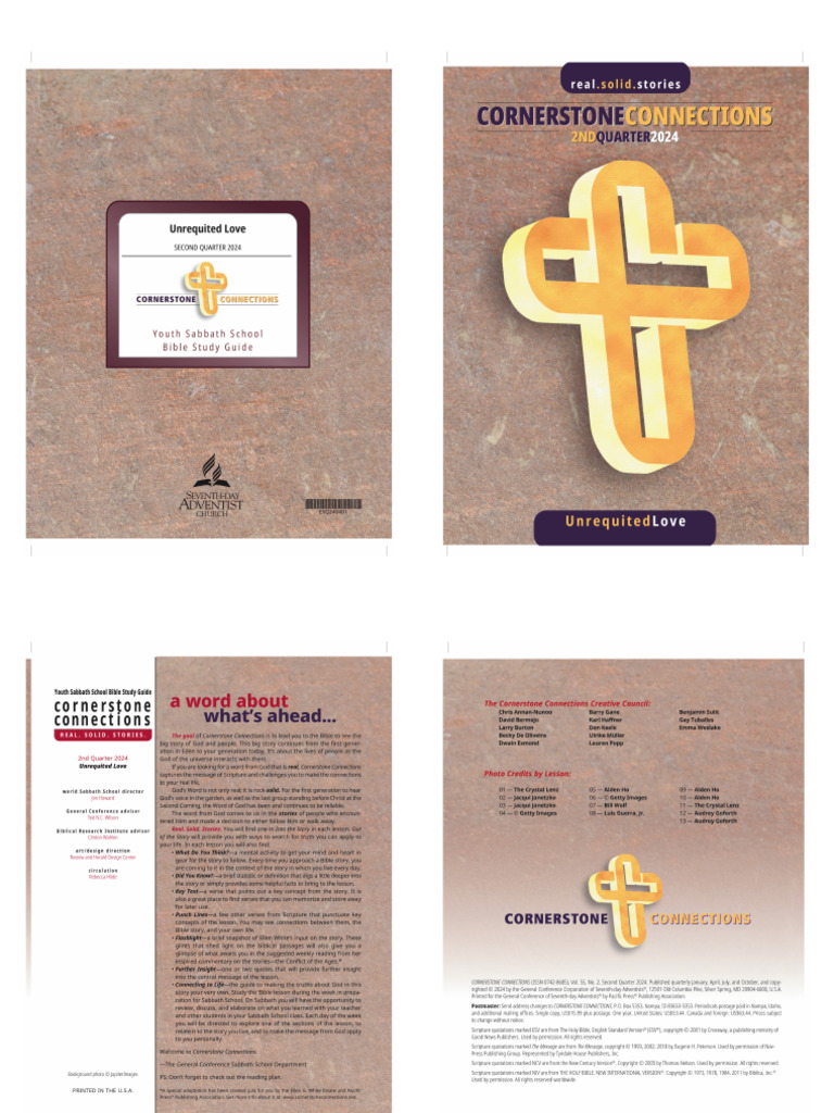 Cornerstone Lesson Booklet | PDF