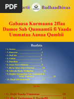 Gabaasa Hojii Paartii Fi Mootummaa Kurm.2ffaa 2017 | PDF