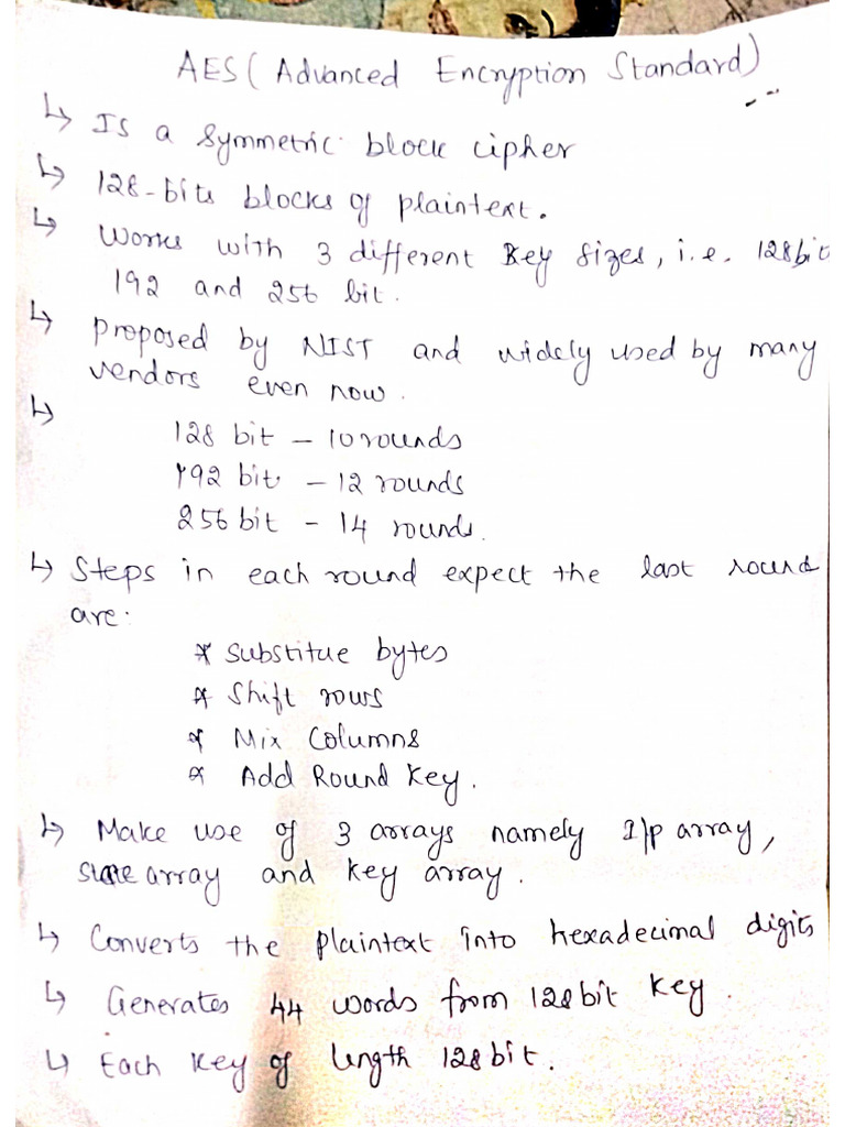 2-4-1 AES Example (1) | PDF