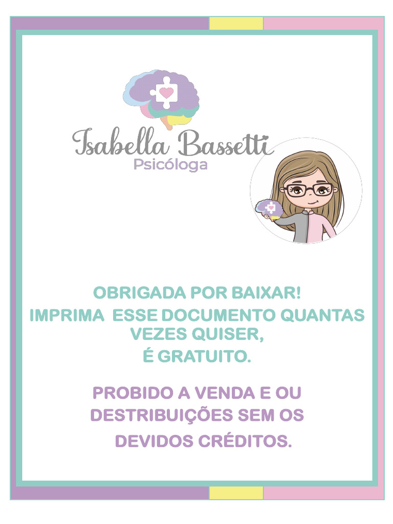 Quando Estou Com Raiva Psicologa Isabella Bassetti | PDF
