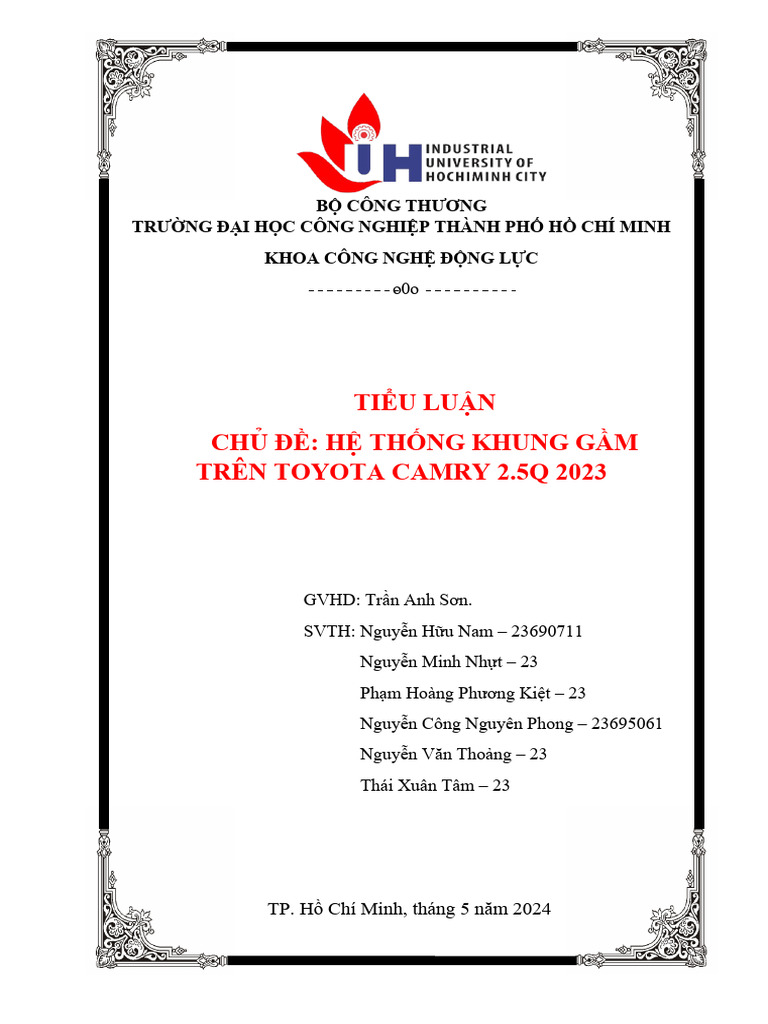 tieu luan khung gam(2) | PDF