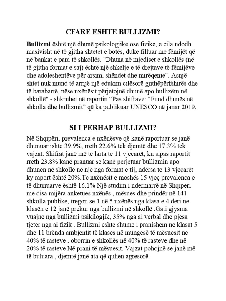 BULLIZMI | PDF