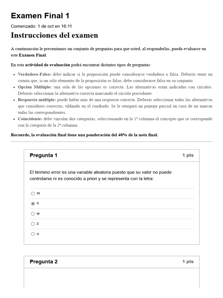 Examen - Examen Final 1 Estadisticas Avanzadas | PDF | Mínimos ... Examen - Examen Final 1 Estadisticas Avanzadas | PDF | Mínimos ...