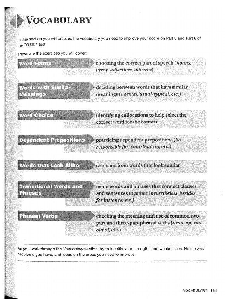 Handouts W6 TA4 Vocabulary | PDF