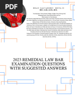 31 Civil Procedure Bar Questions With Answers (EASY-TO-FOLLOW FORMAT ...