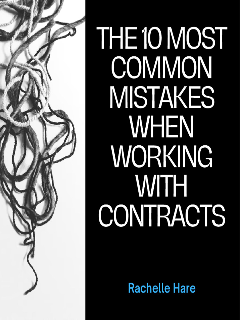 10 Common Contract Mistakes | PDF | Civil Law (Legal System) | Business Law
