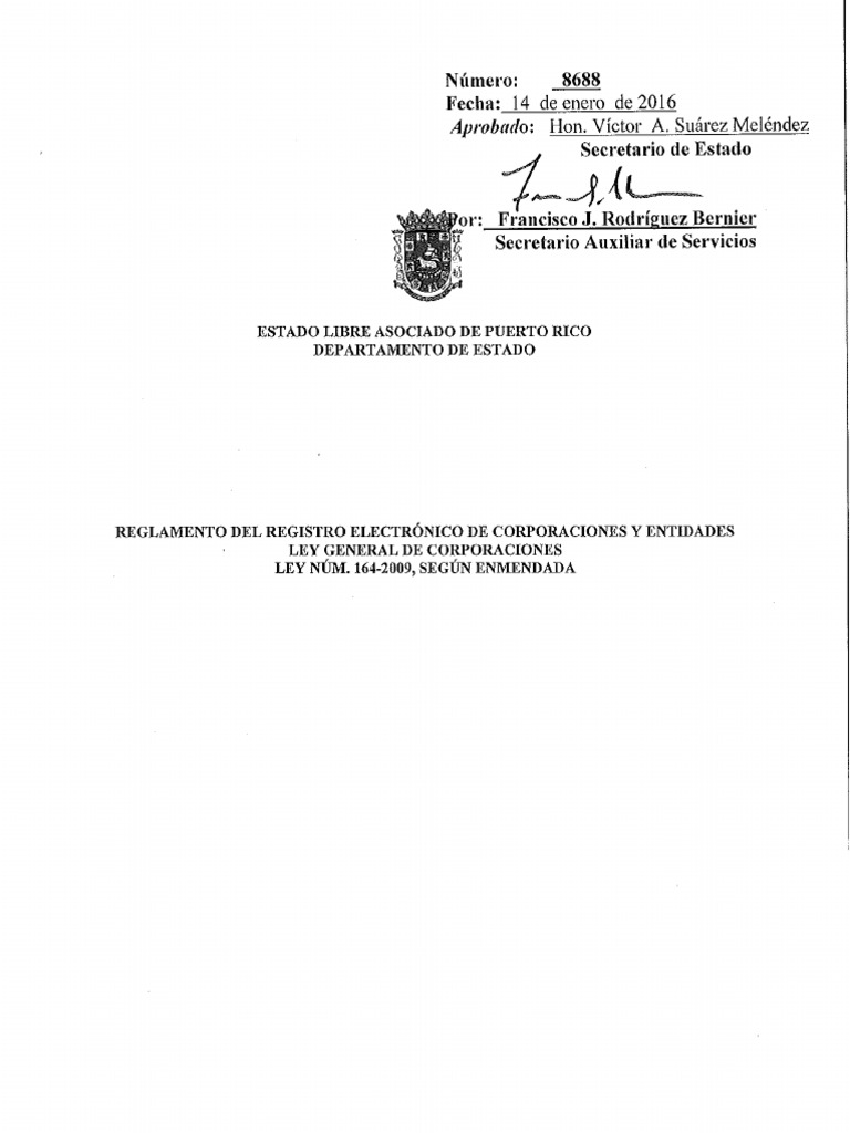 Reglamento para Crear Una LLC en Puerto Rico | PDF Reglamento para Crear Una LLC en Puerto Rico | PDF