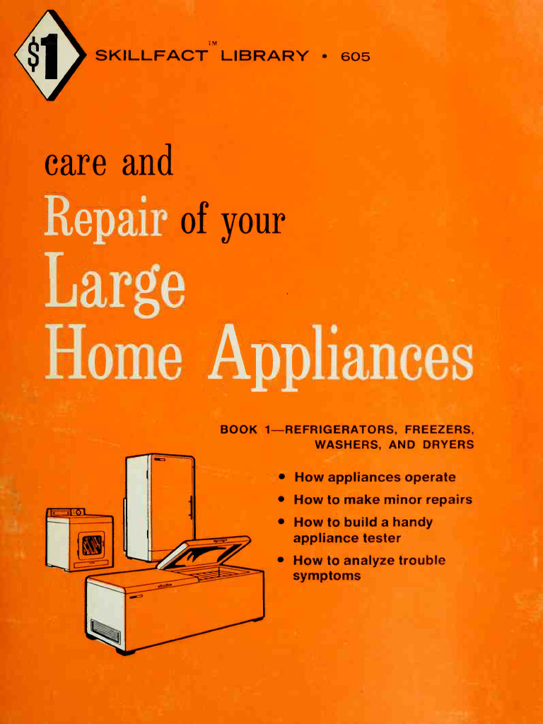 Care and repair of your large home appliances | PDF | Fuse (Electrical ...
