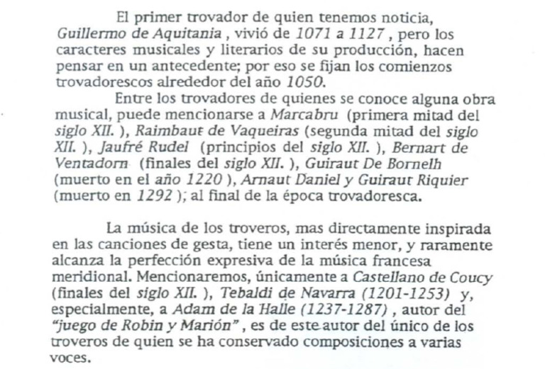 Autores Trovadores y Troveros | PDF