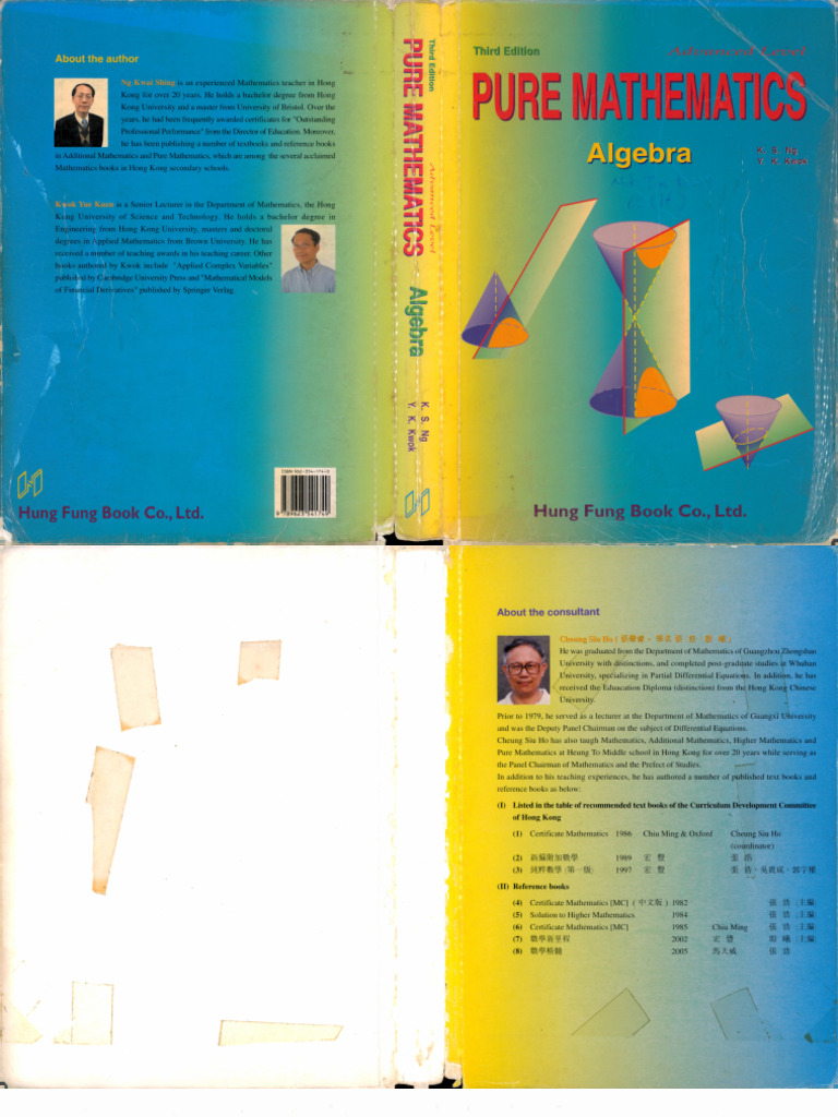 Hung Fung 3rd Edition Pure Mathematics Book 1 (Algebra) | PDF