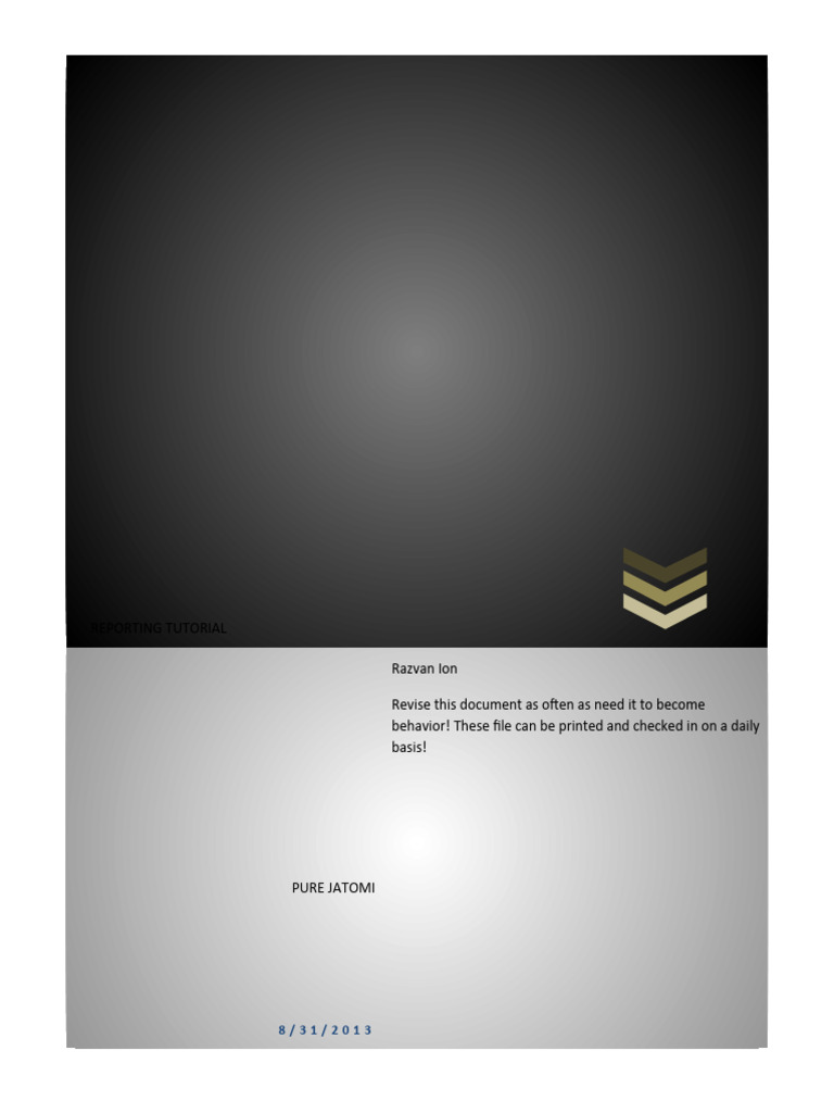 REPORTING TUTORIAL | PDF