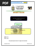 Mathematics Grade 11 P2 Nov 2024 LDOE | PDF | Mathematics