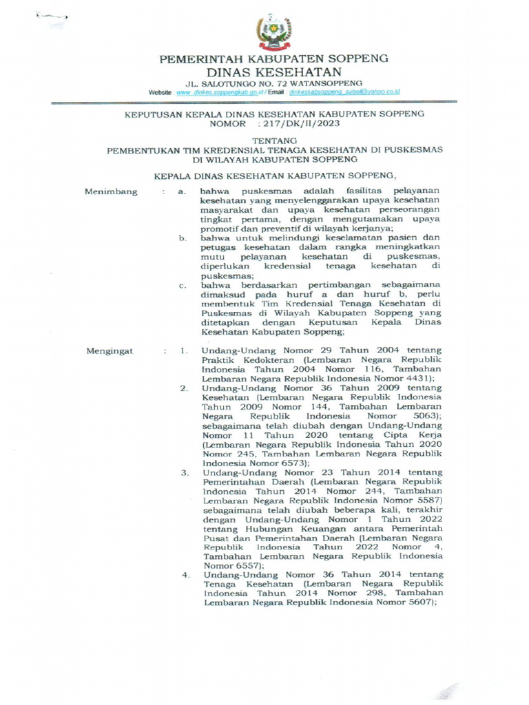 1.3.1.d SK TIM KREDENSIAL | PDF