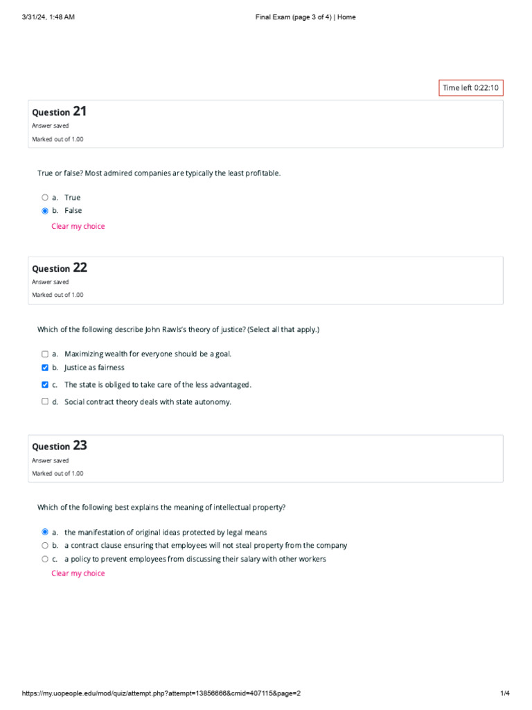 Final Exam (Page 3 of 4) - Home 1 | PDF | Taxes | Employment