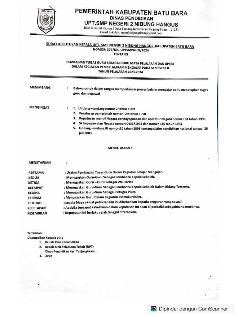 Wali Kelas Rizki Muharni | PDF