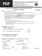 ATI Application Form 20251 | PDF | Identity Document