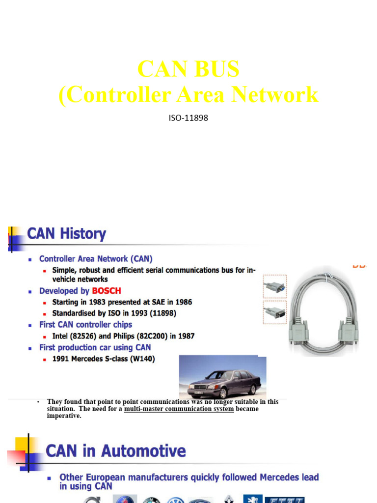 CAN Training PPT | Download Free PDF | Osi Model | Electronics
