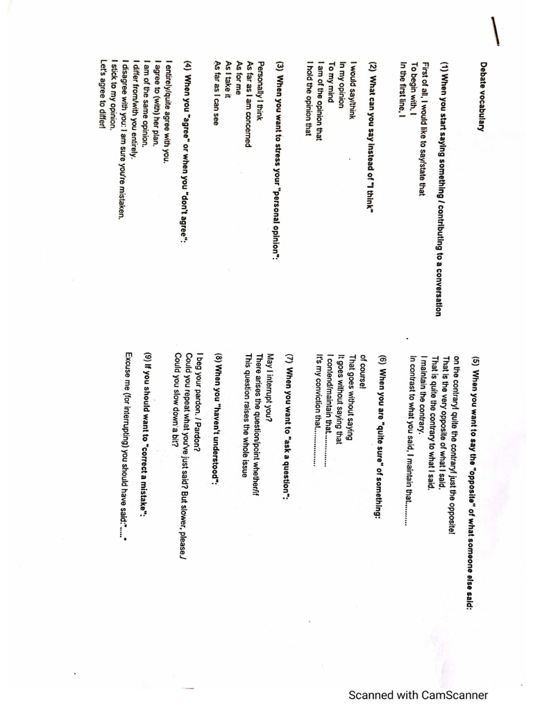 C1 Conversation Guide | PDF