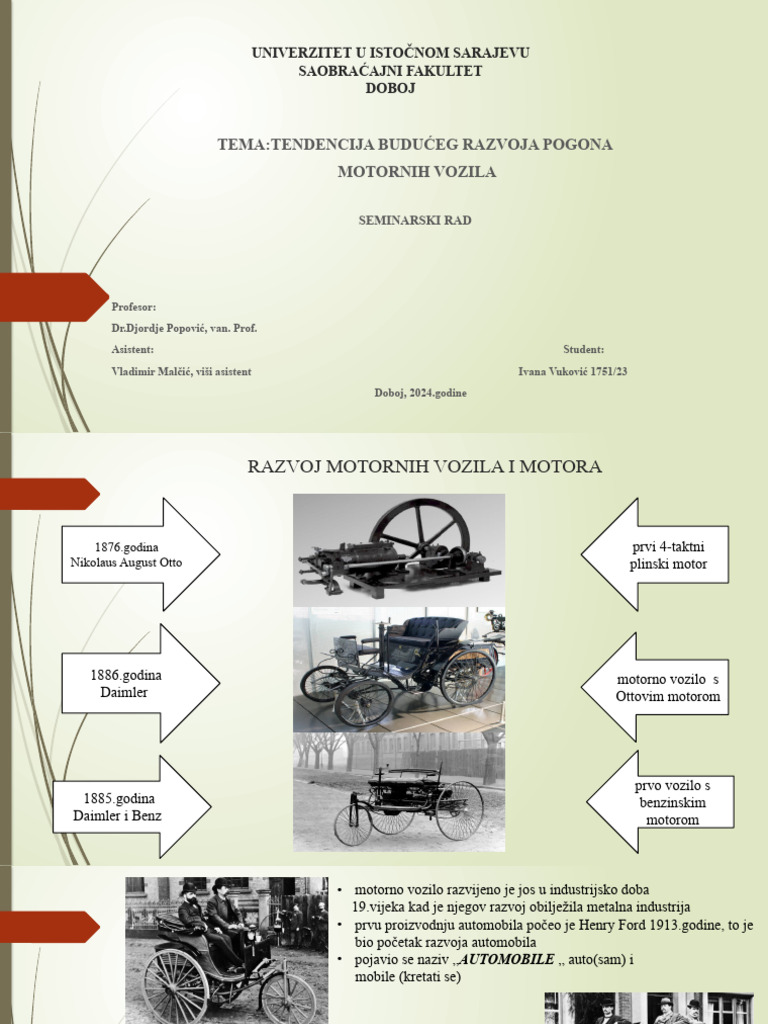 Uvod U Saobracaj I Transport - Docx 2 | PDF