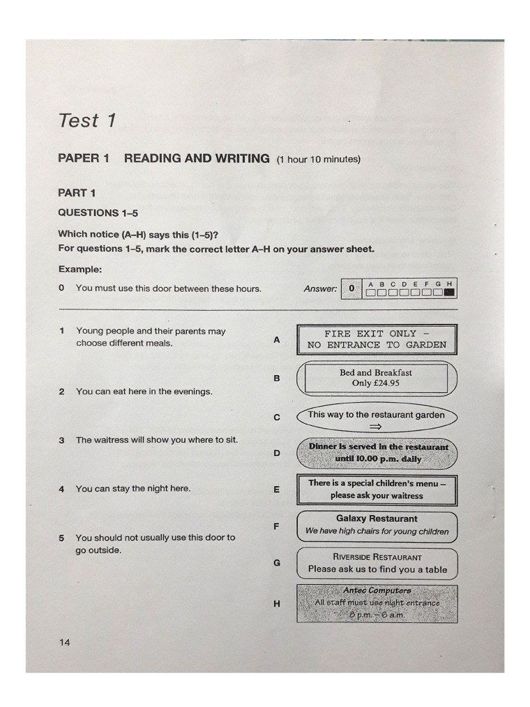 Đề Thi Read and Wri 2 | PDF
