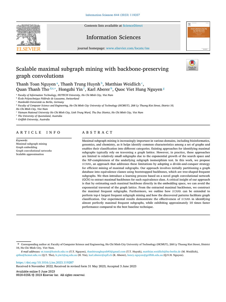 Scalable Maximal Subgraph Mining With Backbone-Preserving Graph ...