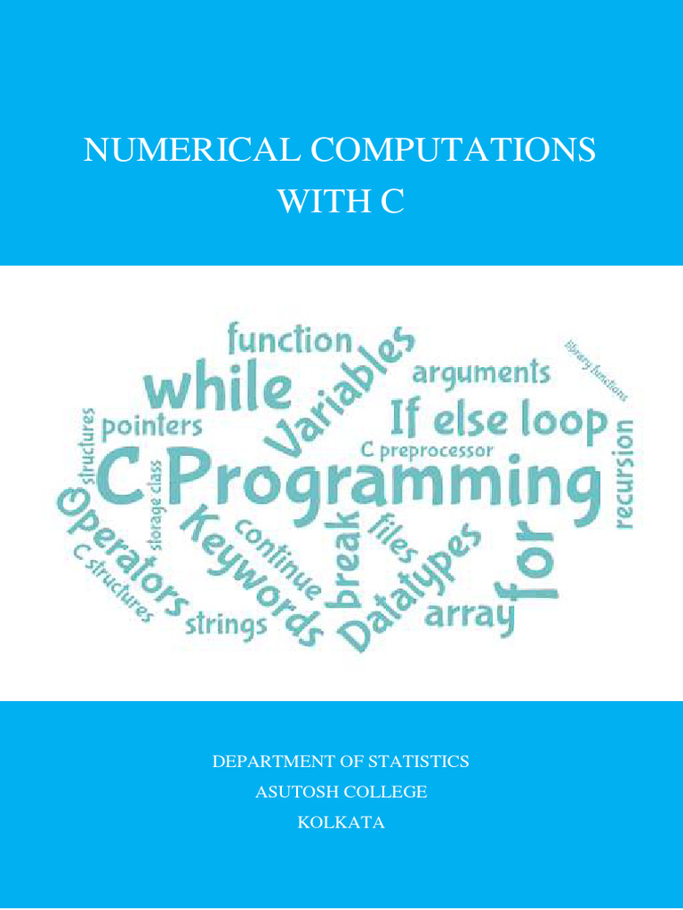 Numerical Computations With C - 3 | PDF | Arithmetic | Data Type
