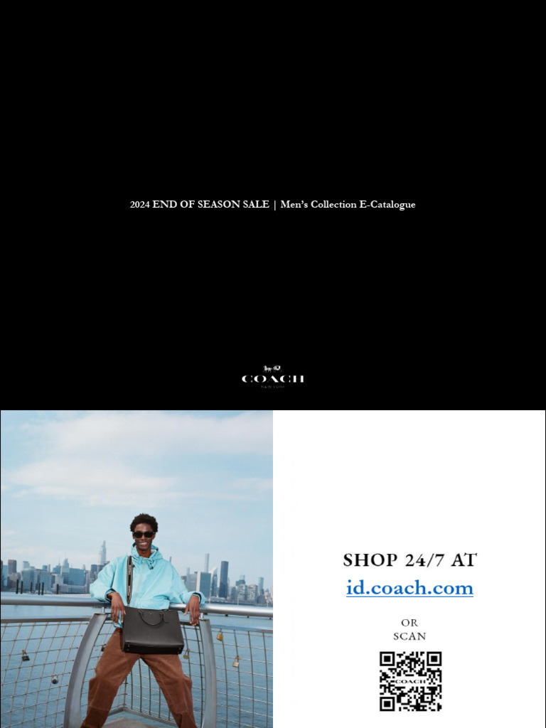 COACH - EOSS Men's E-Catalogue - MAY24 | PDF | Payments | Credit Card