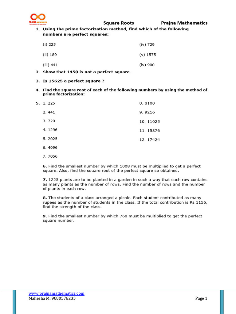 Microsoft Word - Squares | PDF