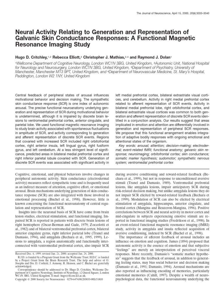Critchley et al_2000_Neural Activity Relating to Generation and ...
