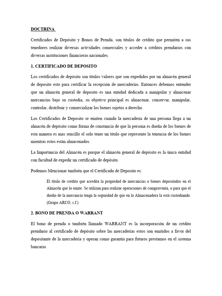 Certificado de Deposito | PDF | Bancos | Certificado de deposito Certificado de Deposito | PDF | Bancos | Certificado de deposito
