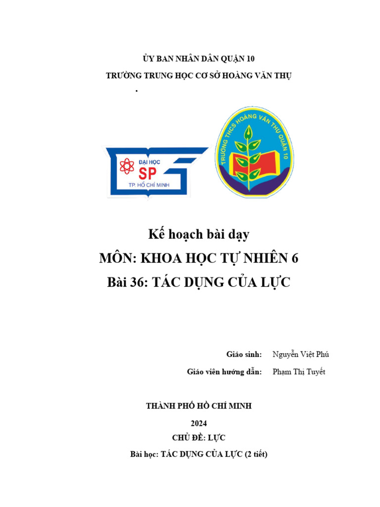 KHBD - Tác D NG C A L C - Nhóm 7 | PDF