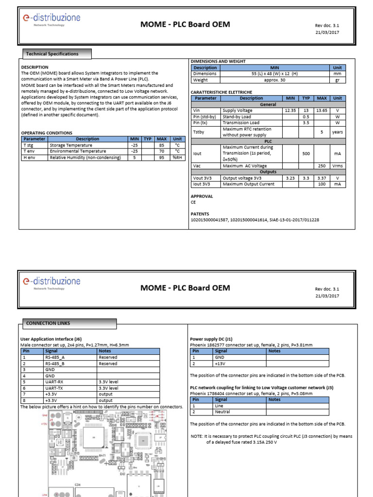 MOME Datasheet V3.0 | PDF | Power Supply | Electrical Connector
