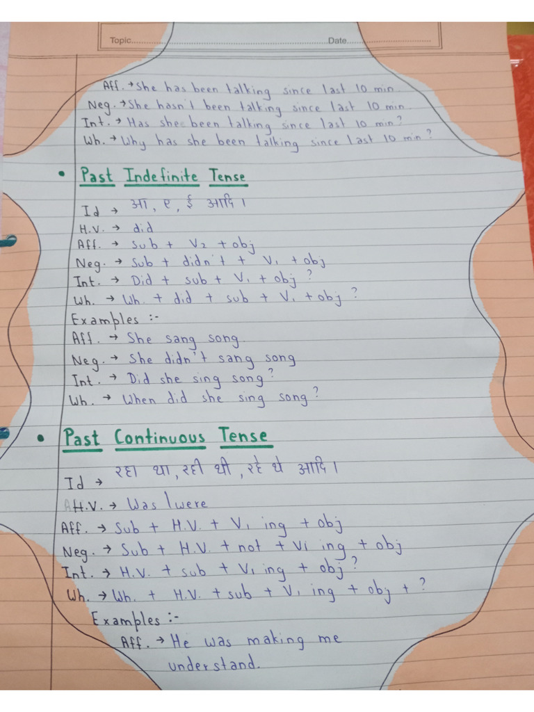 Past Tense Rules | PDF