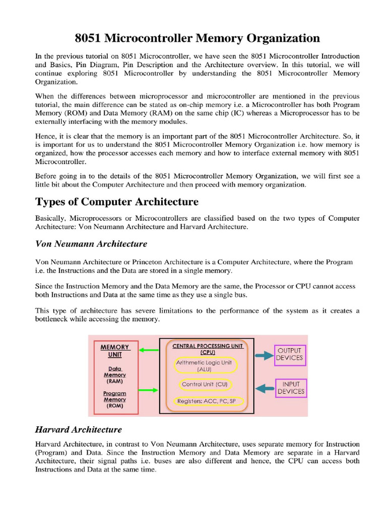 8051 Microcontroller-2 | PDF