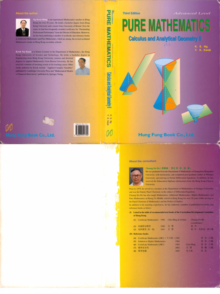 Hung Fung 3rd Edition Pure Mathematics Book 3 (Calculus II) | PDF